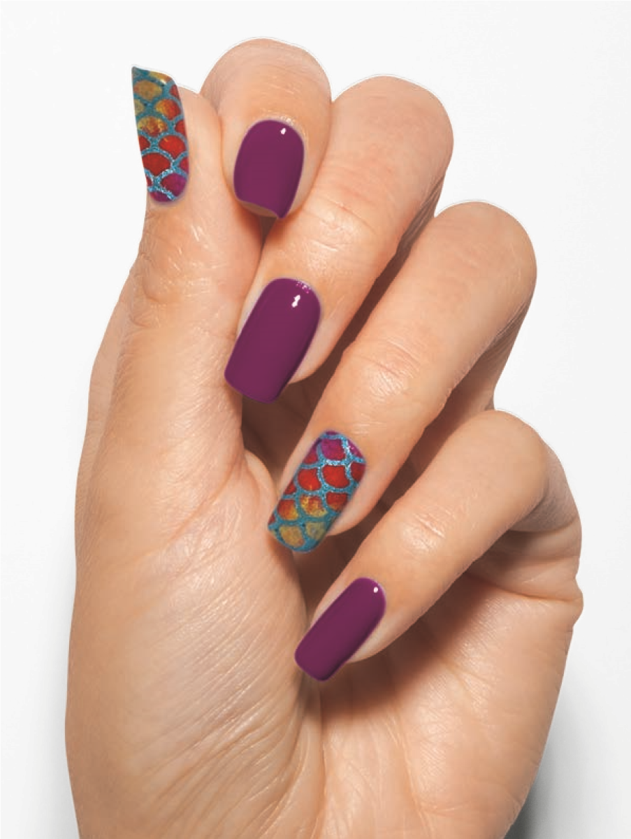 Splash of Color - Gelish Summer 2023 | The Little Mermaid